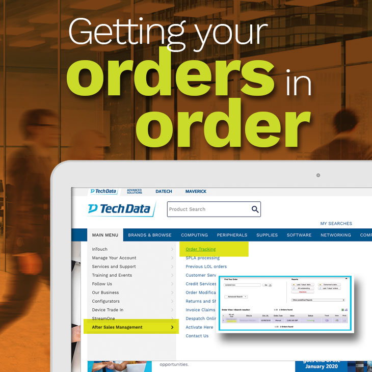 Track your orders within InTouch | Newsflash